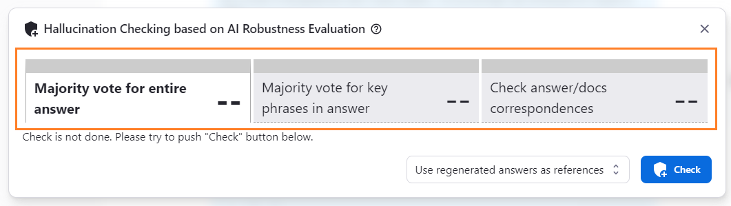 Hallucination Detection Feature - Conversational Generative AI