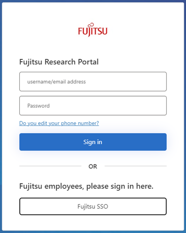 Editing an Account - Documents - Fujitsu Research Portal