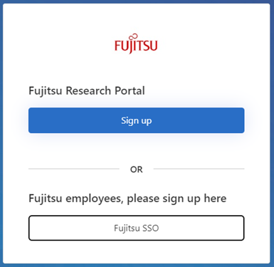 Creating an Account - Documents - Fujitsu Research Portal