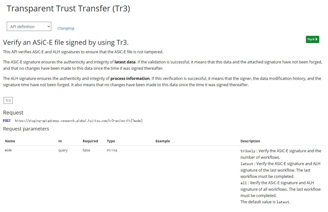 Getting Started - Transparent Trust Transfer (Tr3) Documents - Fujitsu Research Portal